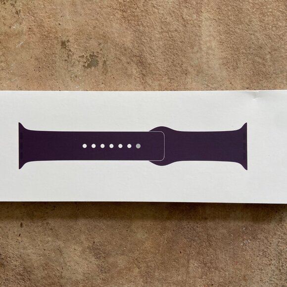 Apple | Jewelry | Authentic Apple Watch Plum Sport Band Sm 42mm New ...